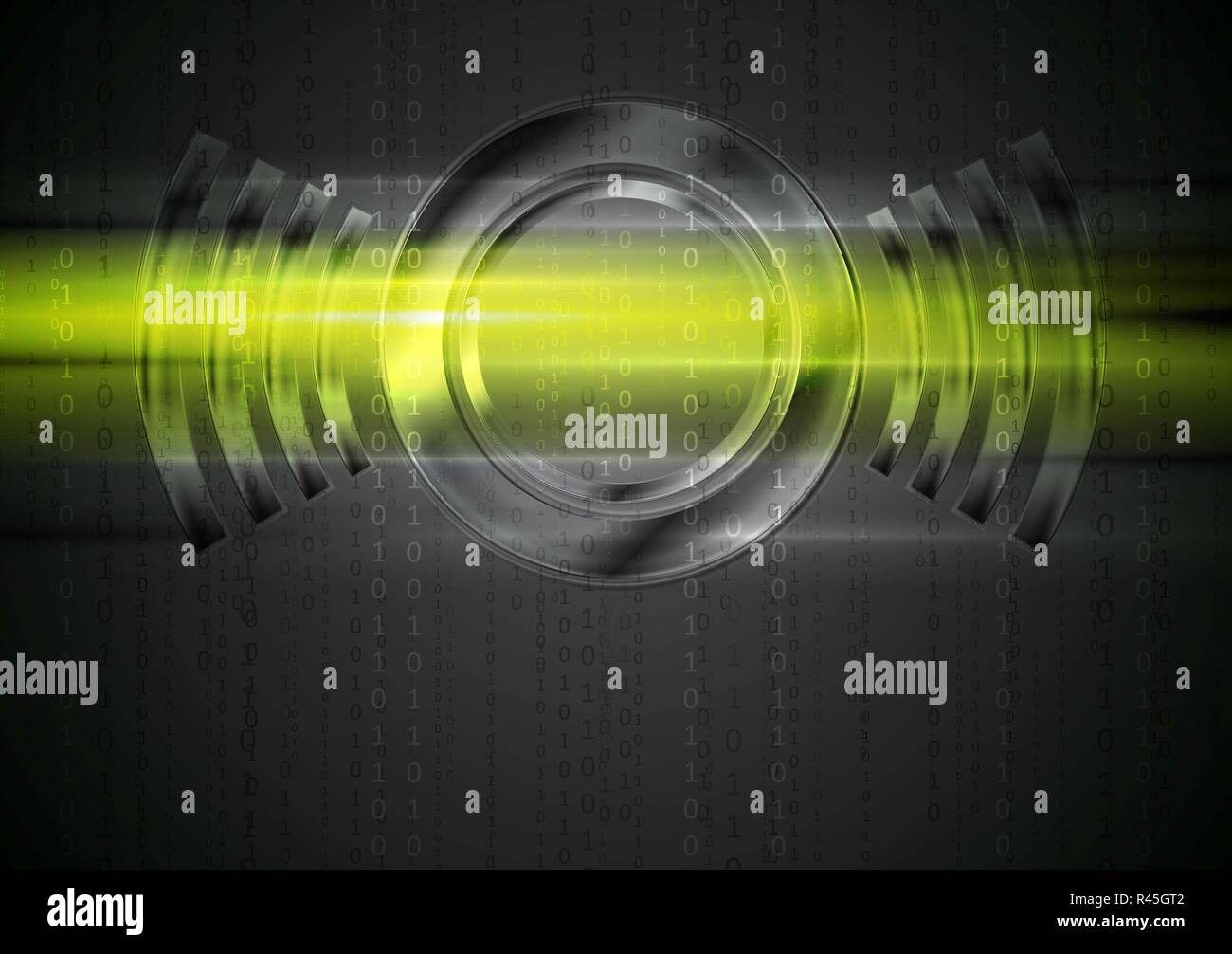 Abstract tech shiny glow vector background Stock Photo - Alamy
