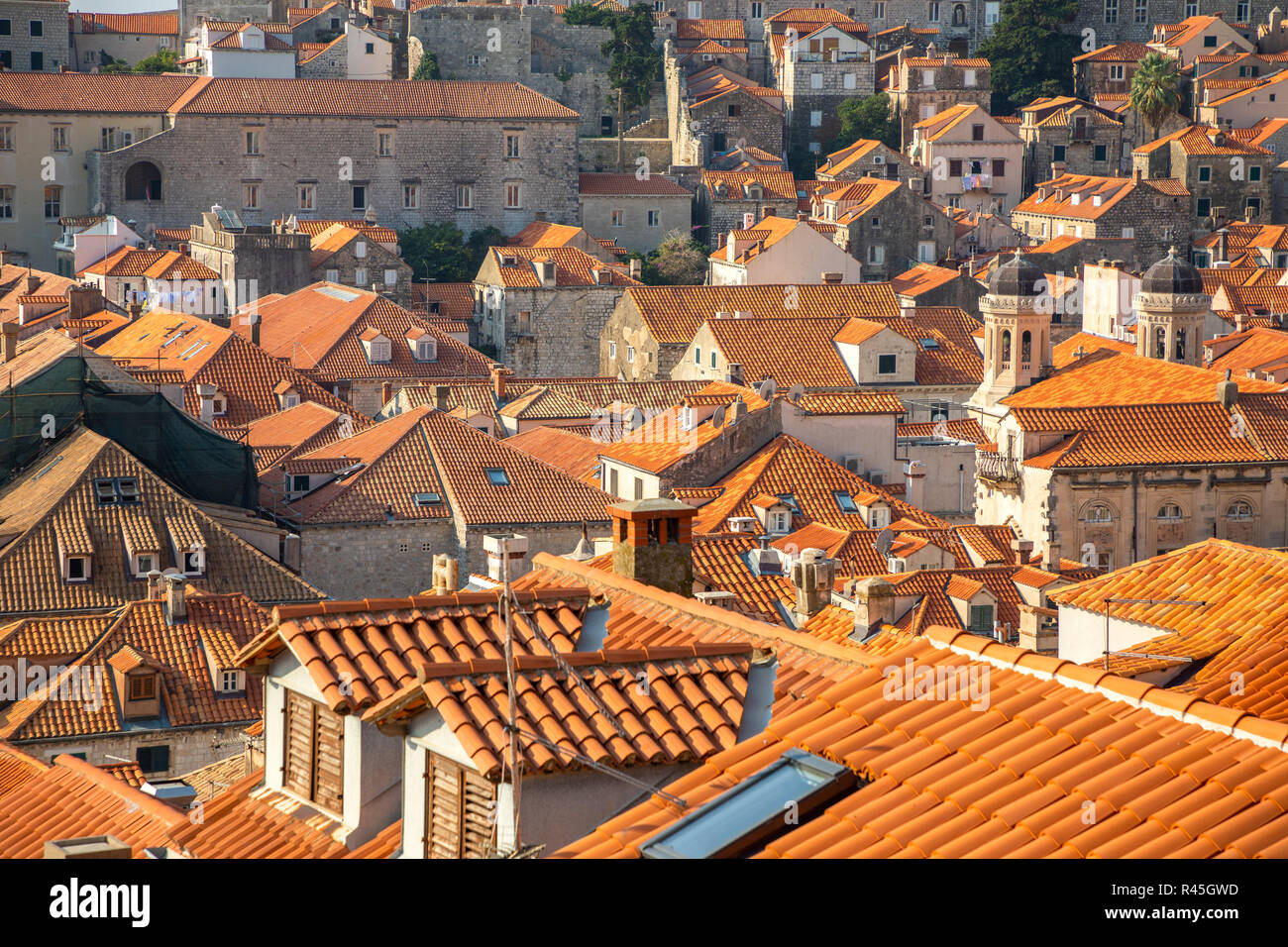 View of Dubrovnik red roofs in Croatia at sunset light Stock Photo - Alamy View of Dubrovnik red roofs in Croatia at sunset light Stock Photo - Alamy