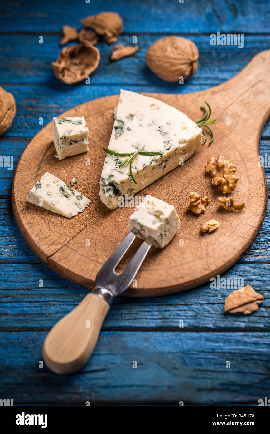 Tasty blue cheese Stock Photo - Alamy