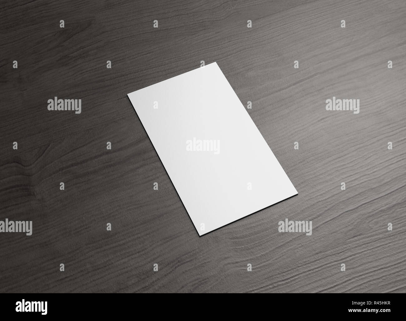 name card for business presentation vertical Left Stock Photo - Alamy