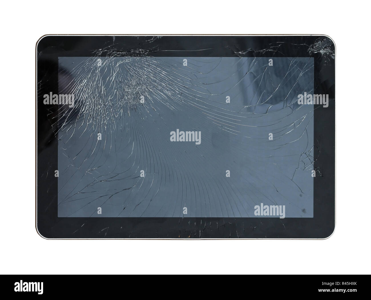 Screen cracked Cut Out Stock Images & Pictures - Alamy