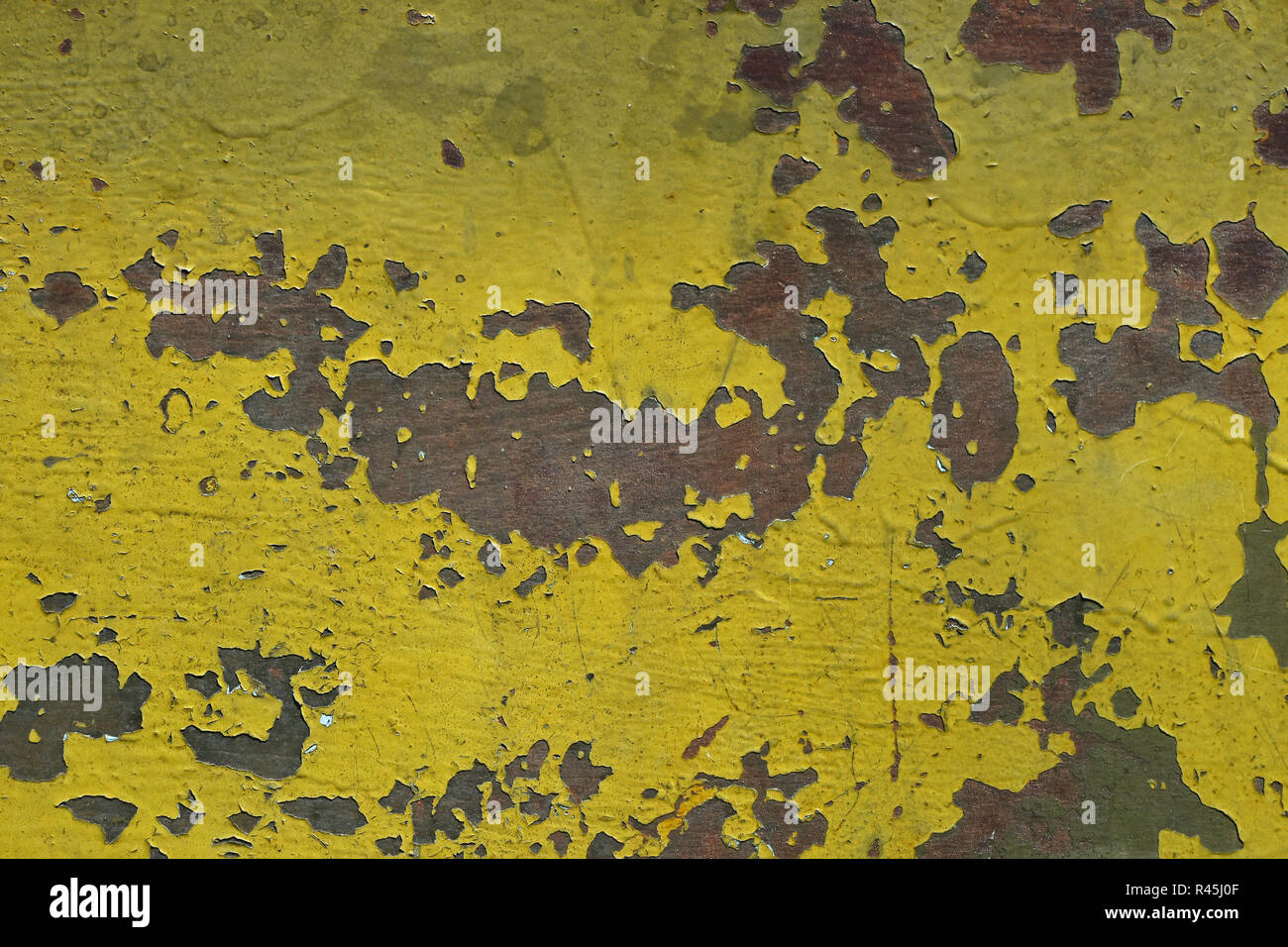 Stained rusty painted metal surface with flakes Stock Photo - Alamy