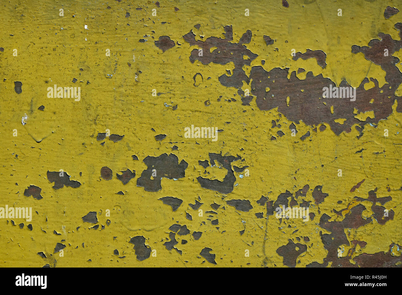 Stained rusty painted metal surface with flakes Stock Photo - Alamy