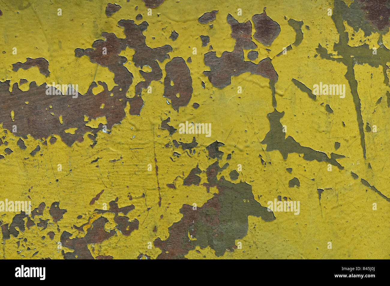 Stained rusty painted metal surface with flakes Stock Photo - Alamy