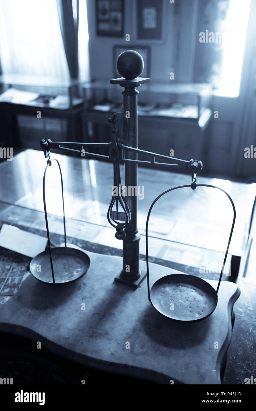 Vintage balance detail Stock Photo - Alamy