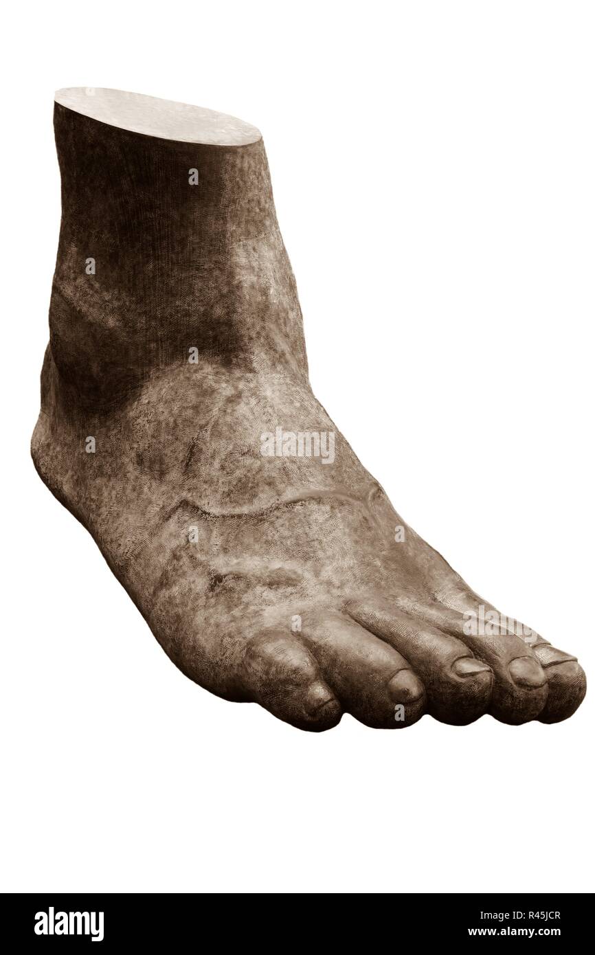 Bronze foot Cut Out Stock Images & Pictures - Alamy