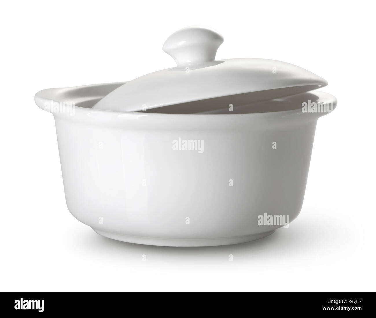 White ceramic tureen Stock Photo - Alamy