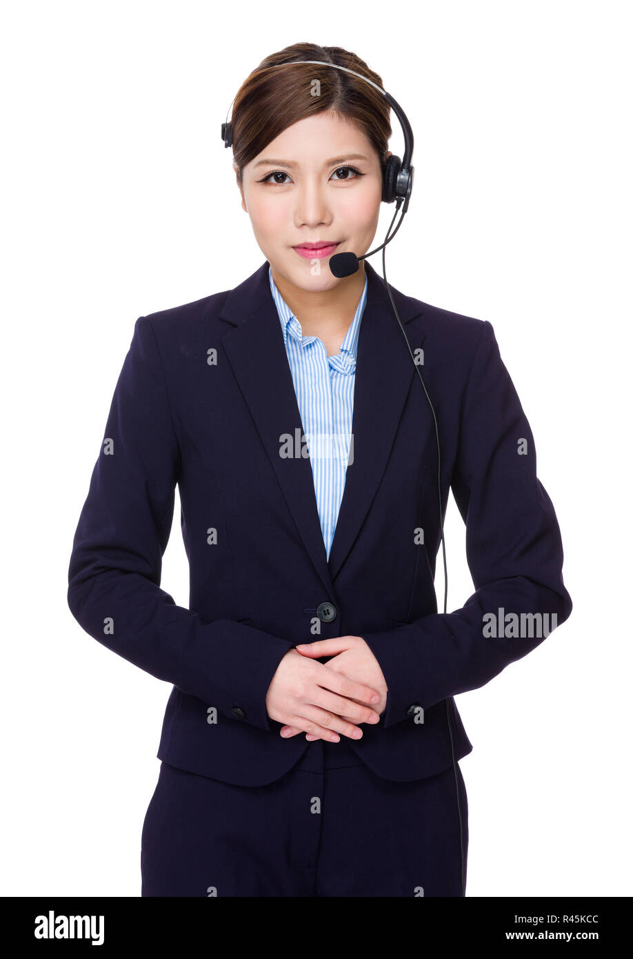 Call center officer Stock Photo - Alamy