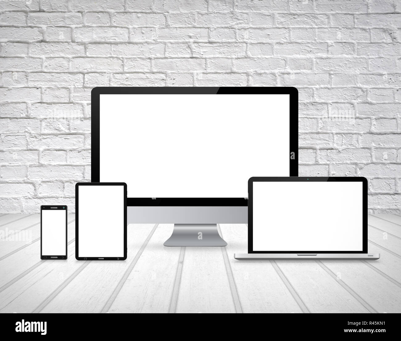 Modern digital tech device collection Stock Photo - Alamy