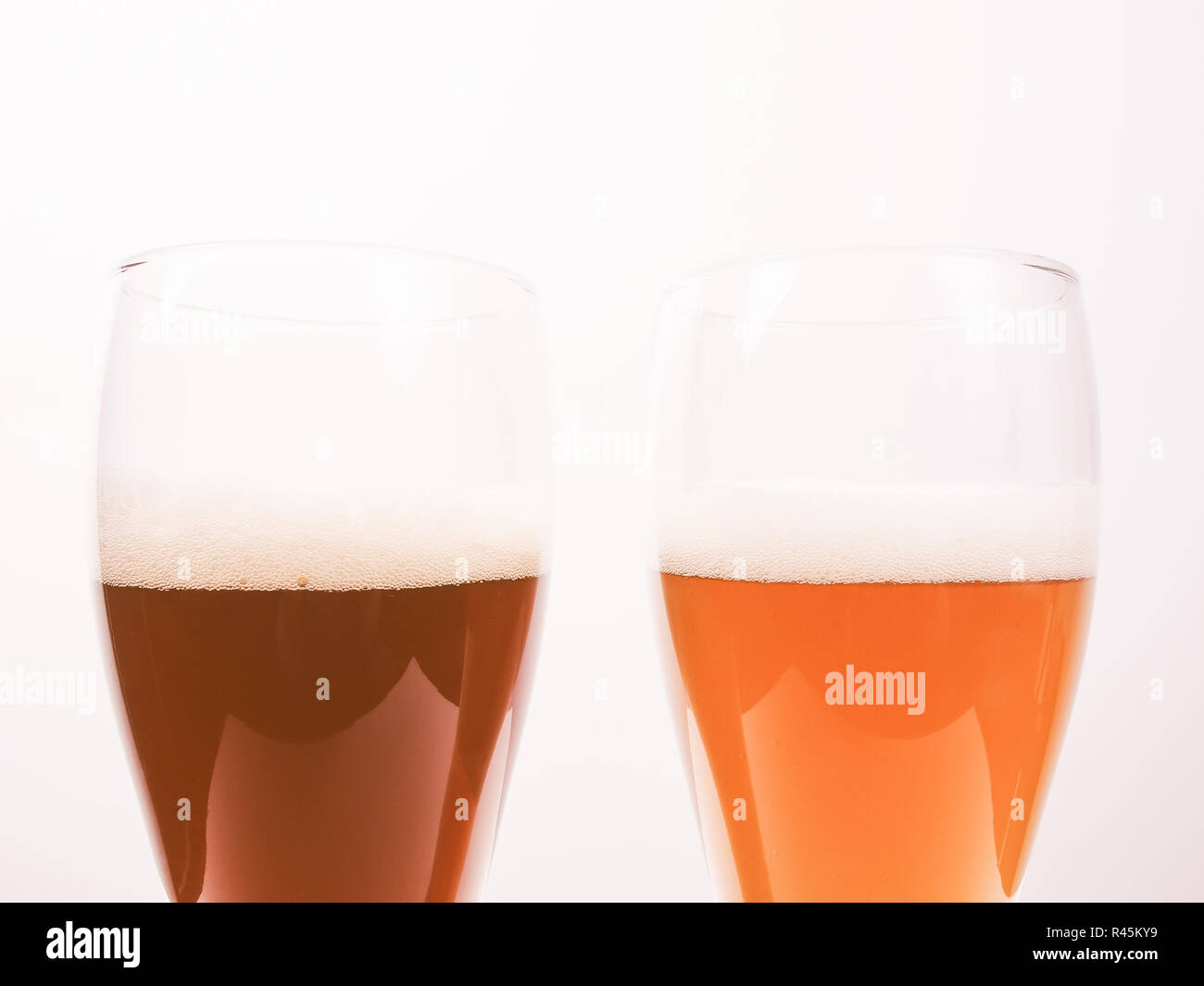 Retro looking pint beer hi-res stock photography and images - Alamy