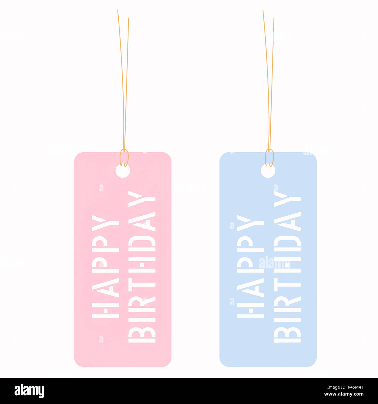 Happy birthday tag Stock Photo - Alamy