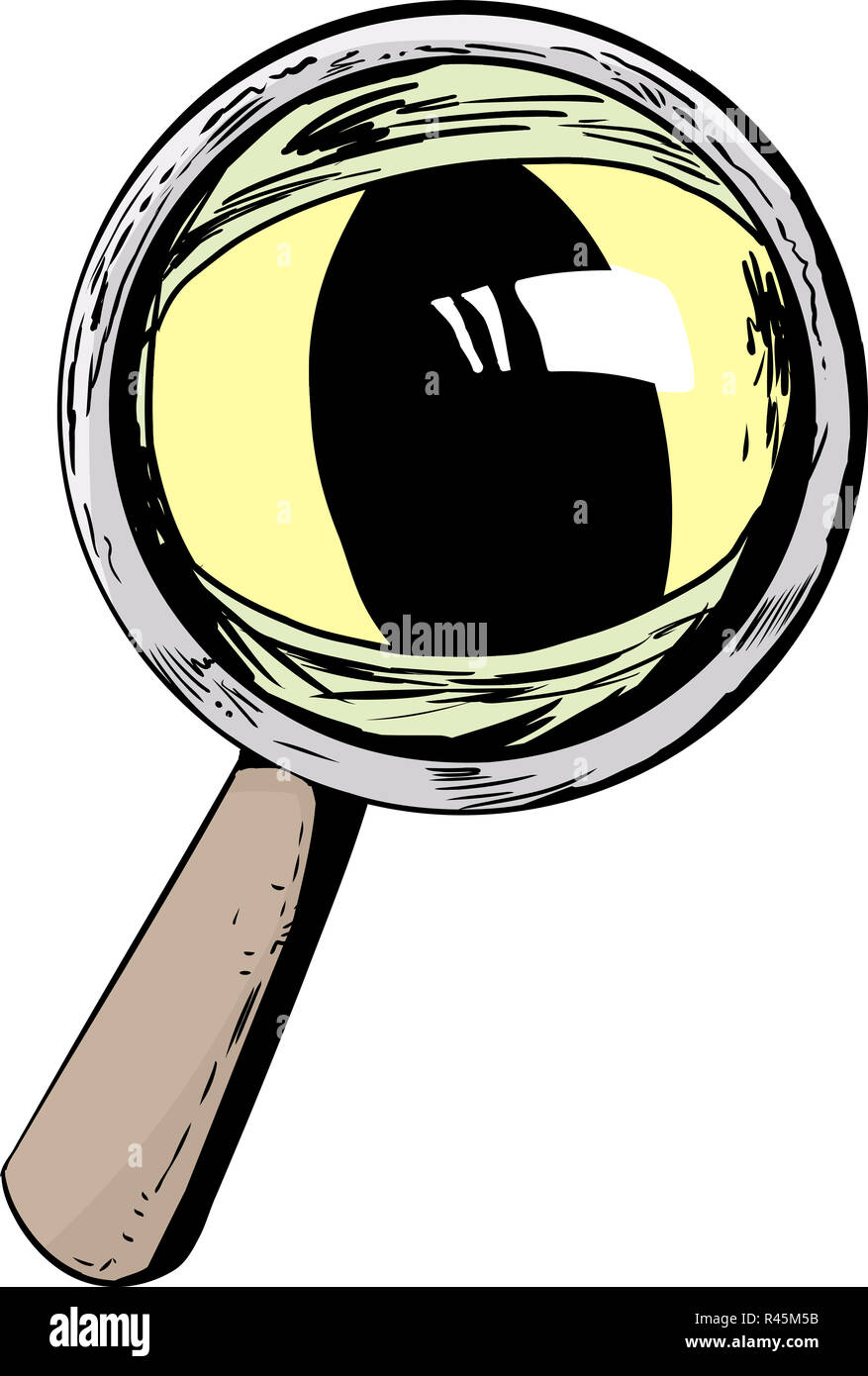 Cat magnifying glass hi-res stock photography and images - Alamy