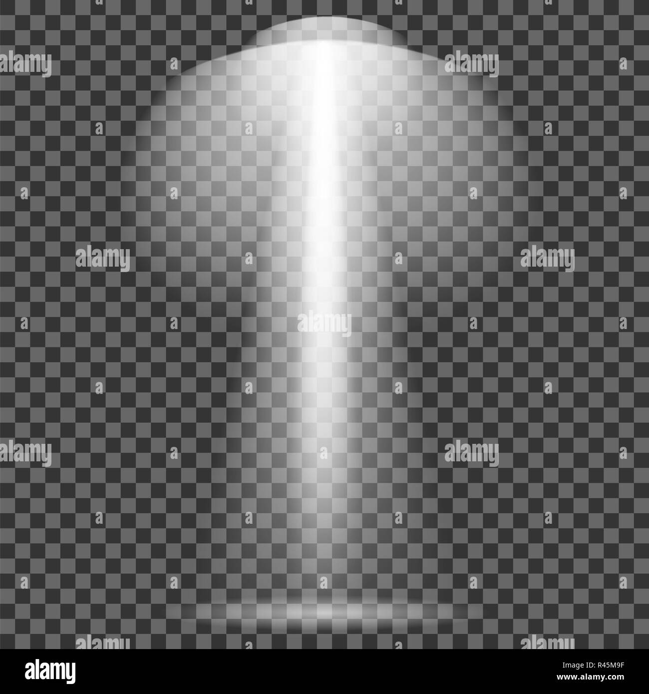 Set of White Spotlights Stock Photo - Alamy