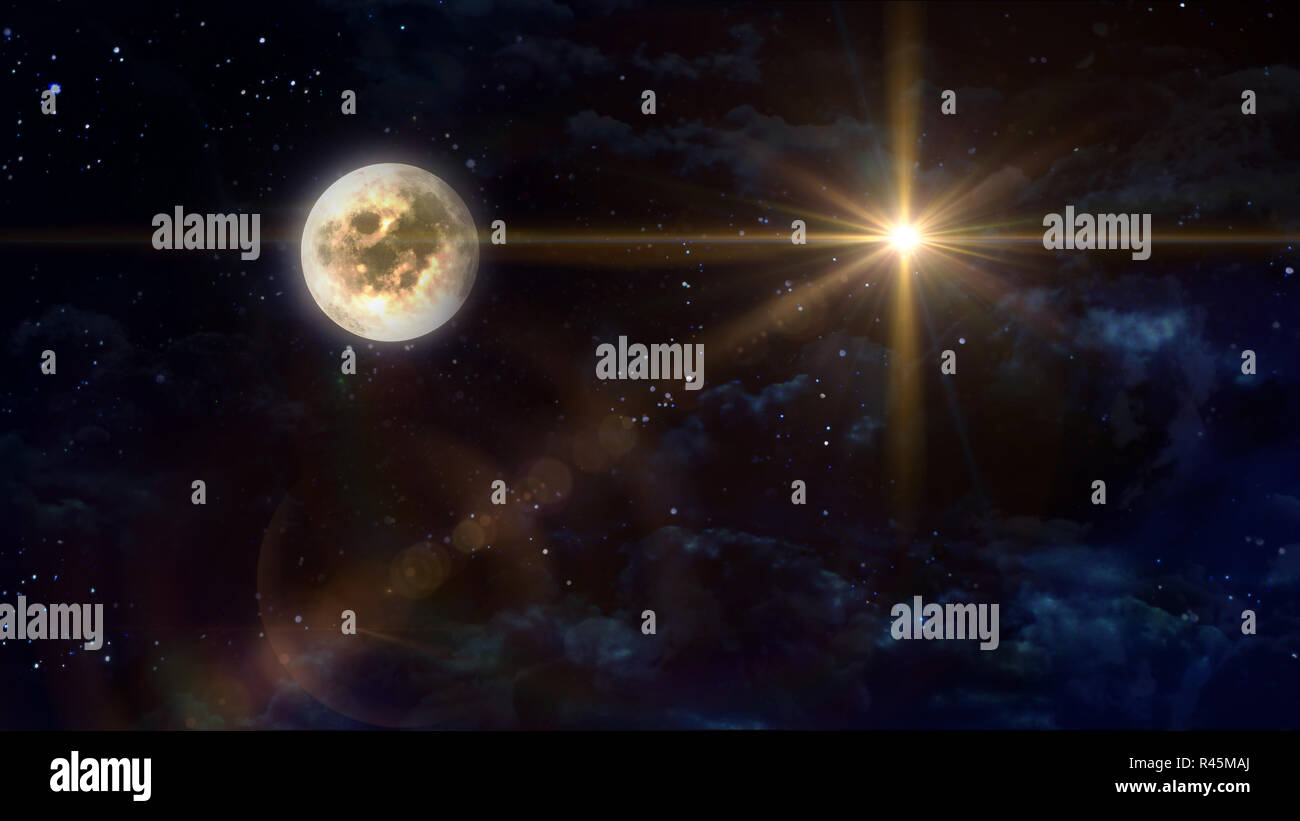 Full moon horoscope hi-res stock photography and images - Alamy