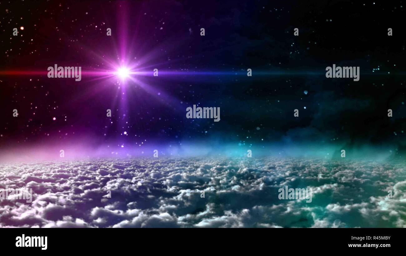 space glow color star lens flare Stock Photo - Alamy
