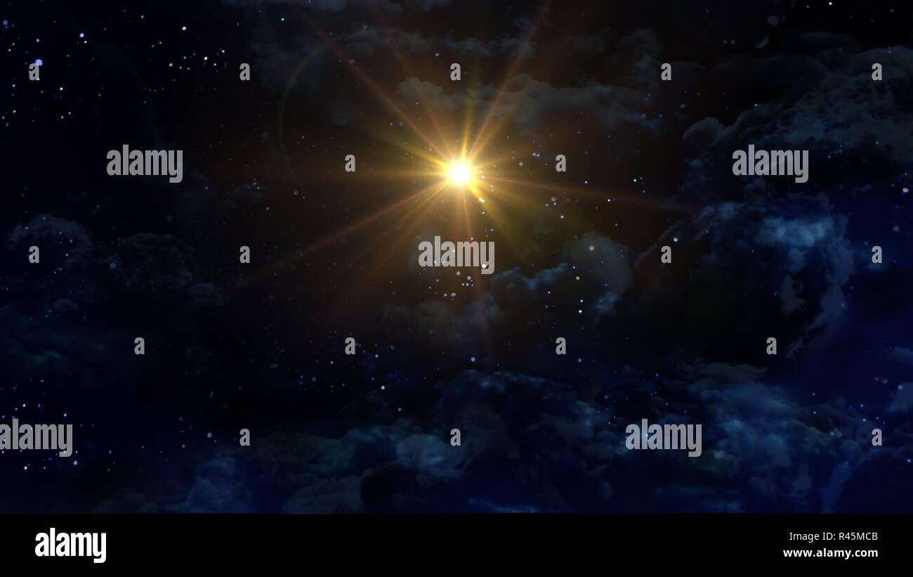 starry night star center Stock Photo - Alamy