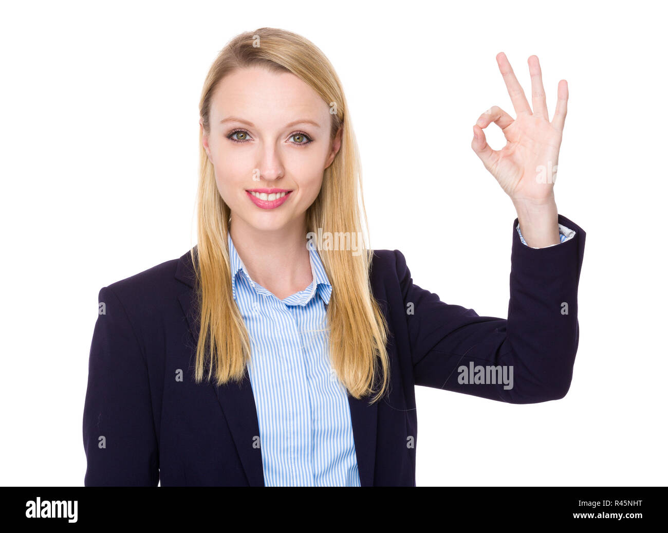 Nice gesture for colleague hi-res stock photography and images - Alamy
