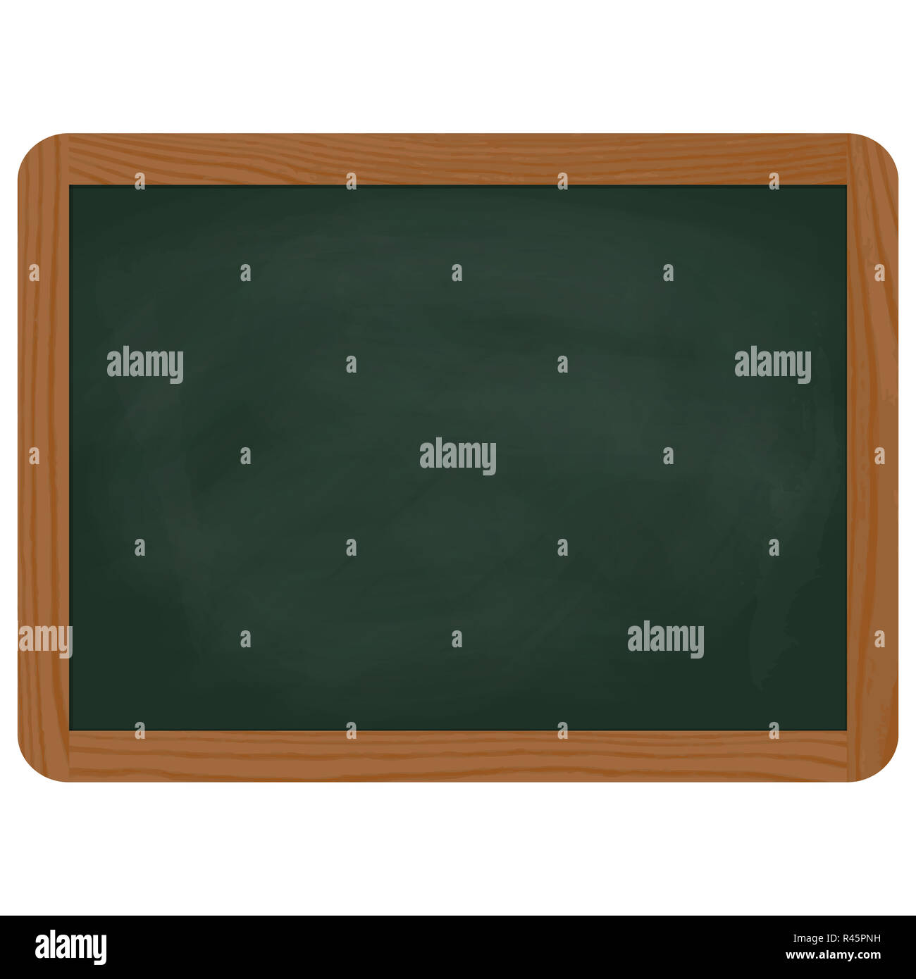 chalk board with wooden frame Stock Photo - Alamy