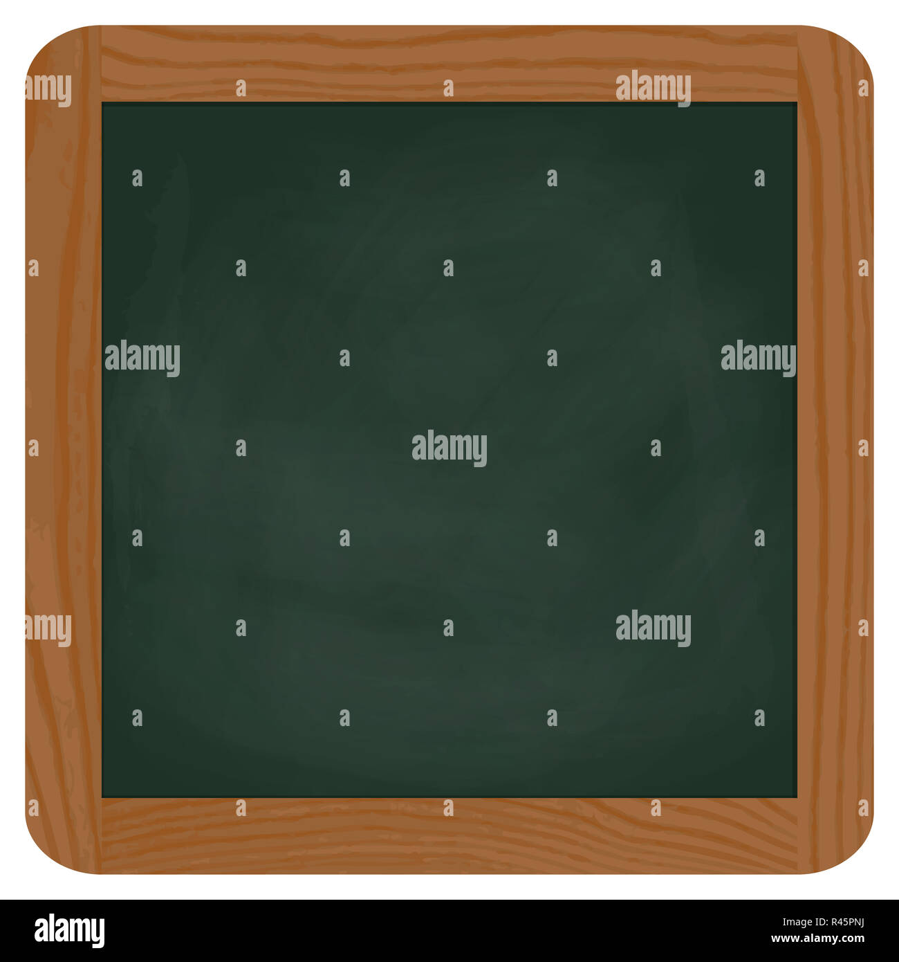 chalk board with wooden frame Stock Photo - Alamy
