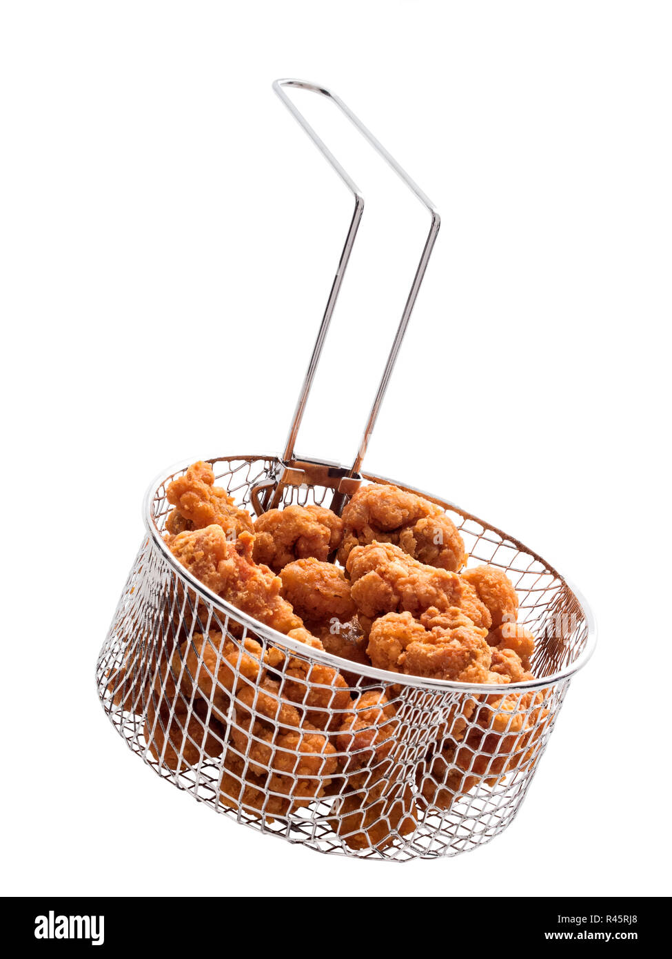 Golden fried chicken nuggets Cut Out Stock Images & Pictures - Alamy
