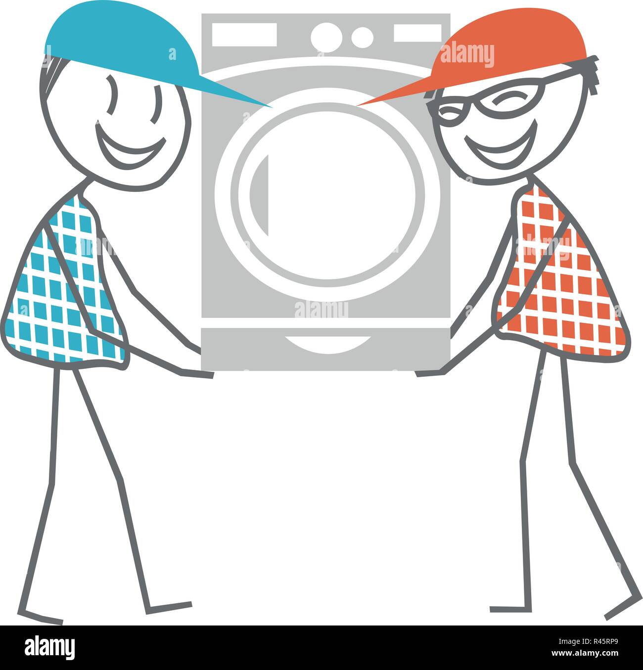 Package machine Stock Vector Images - Alamy