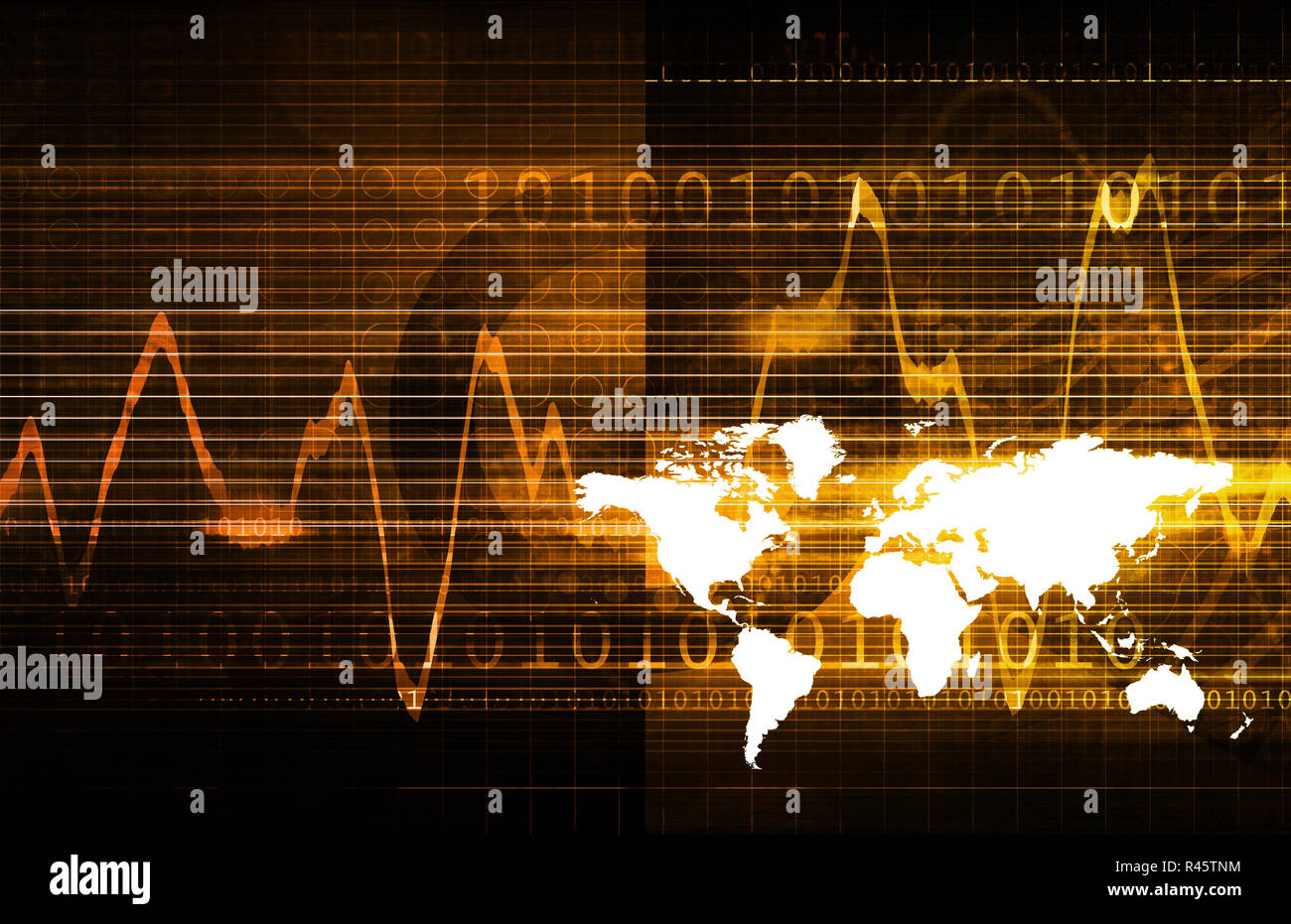 Global Technology Solutions Stock Photo - Alamy