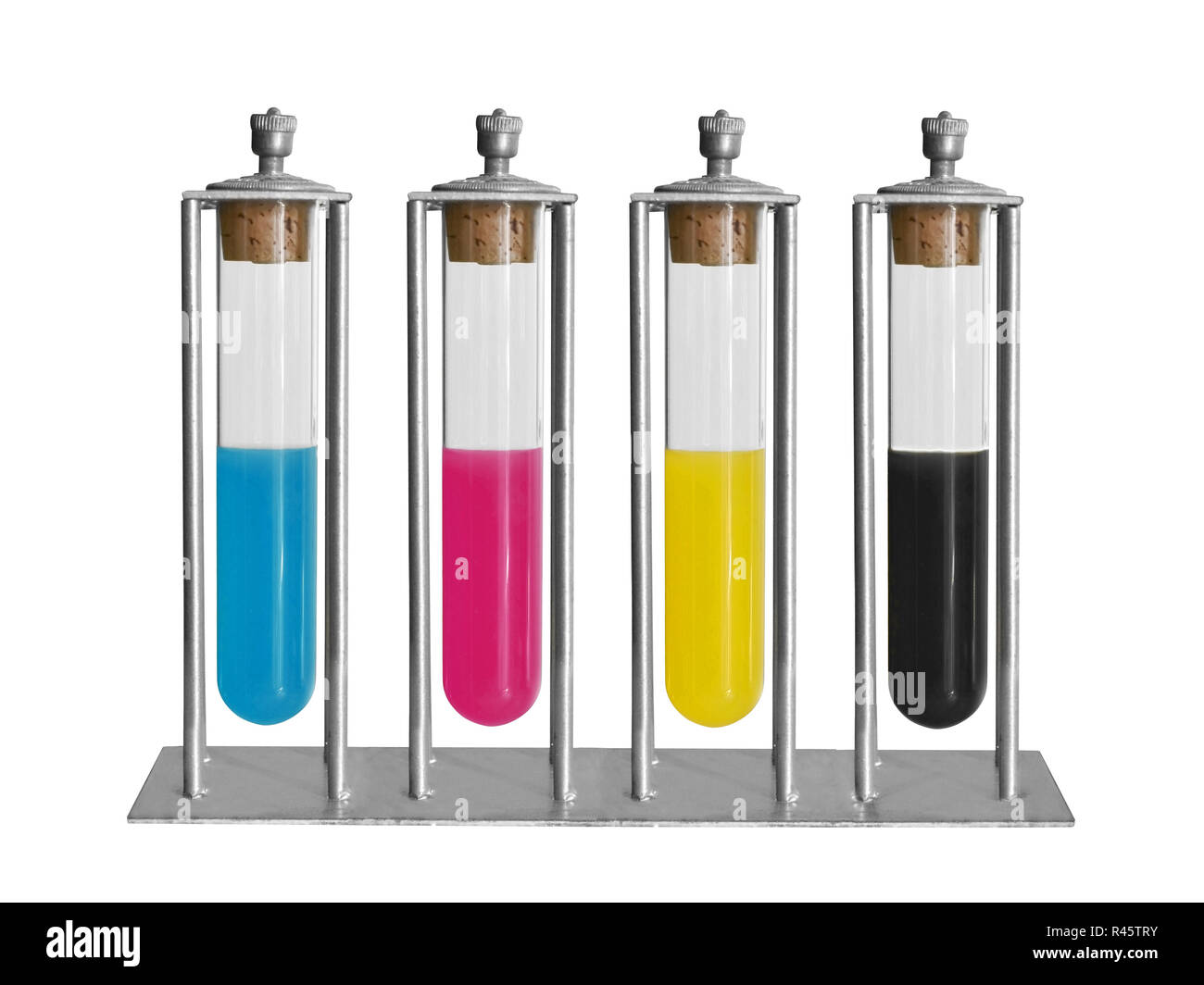 Liquid color in a test tube for printing or painting Stock Photo - Alamy