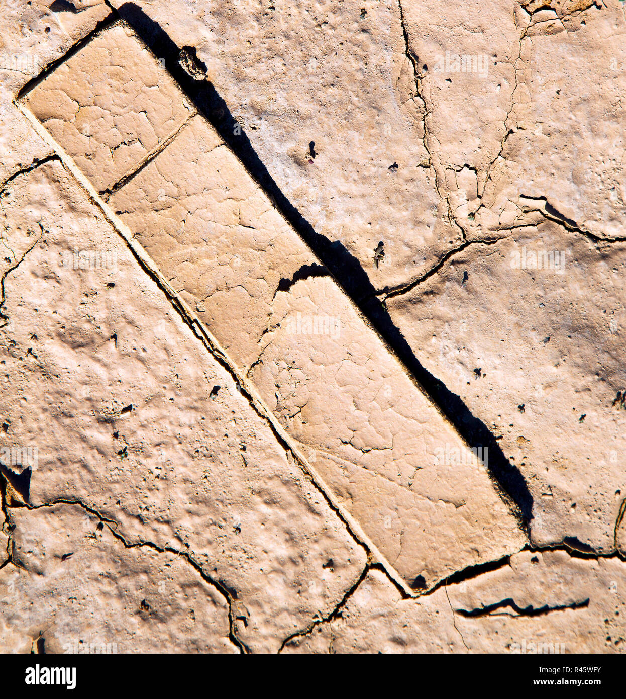 brown dry sand in sahara desert morocco africa erosion and abstract ...