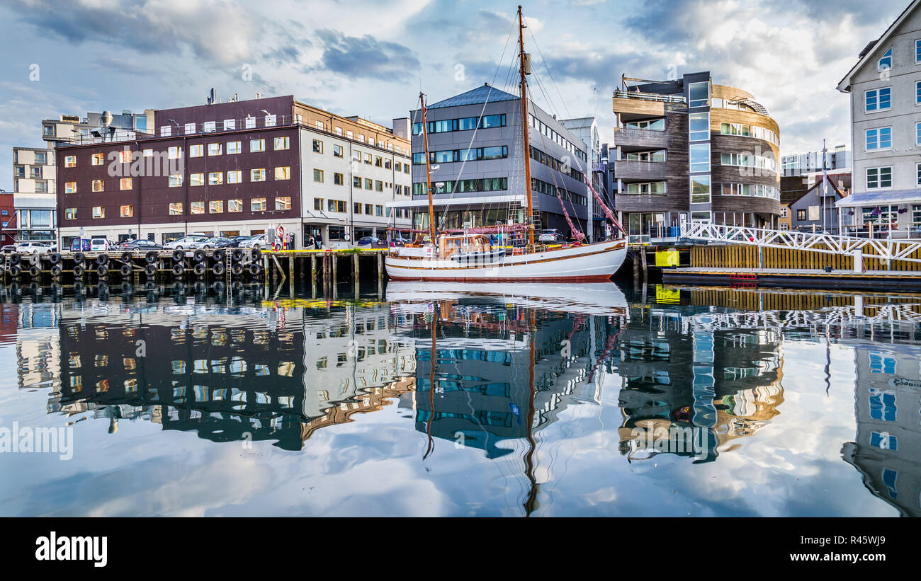 City centre of tromso hi-res stock photography and images - Alamy