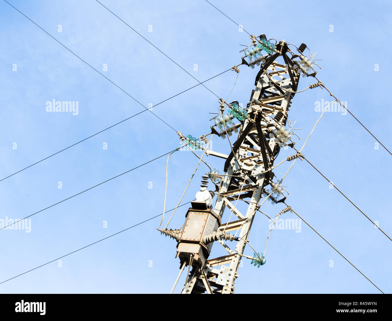 Particular of a Pylon Stock Photo - Alamy