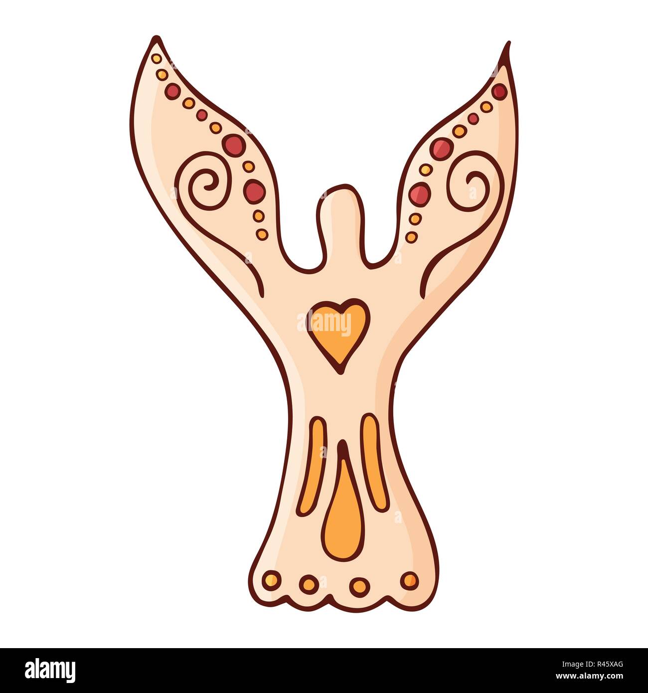 Christmas cake doodle Cut Out Stock Images & Pictures - Alamy