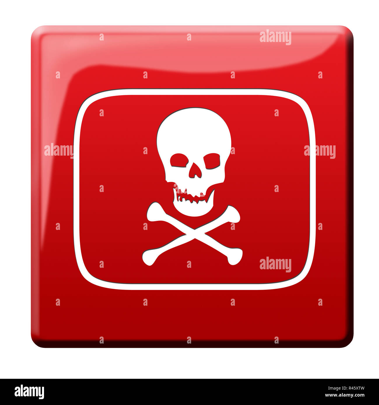 The danger of poisoning Cut Out Stock Images & Pictures - Alamy