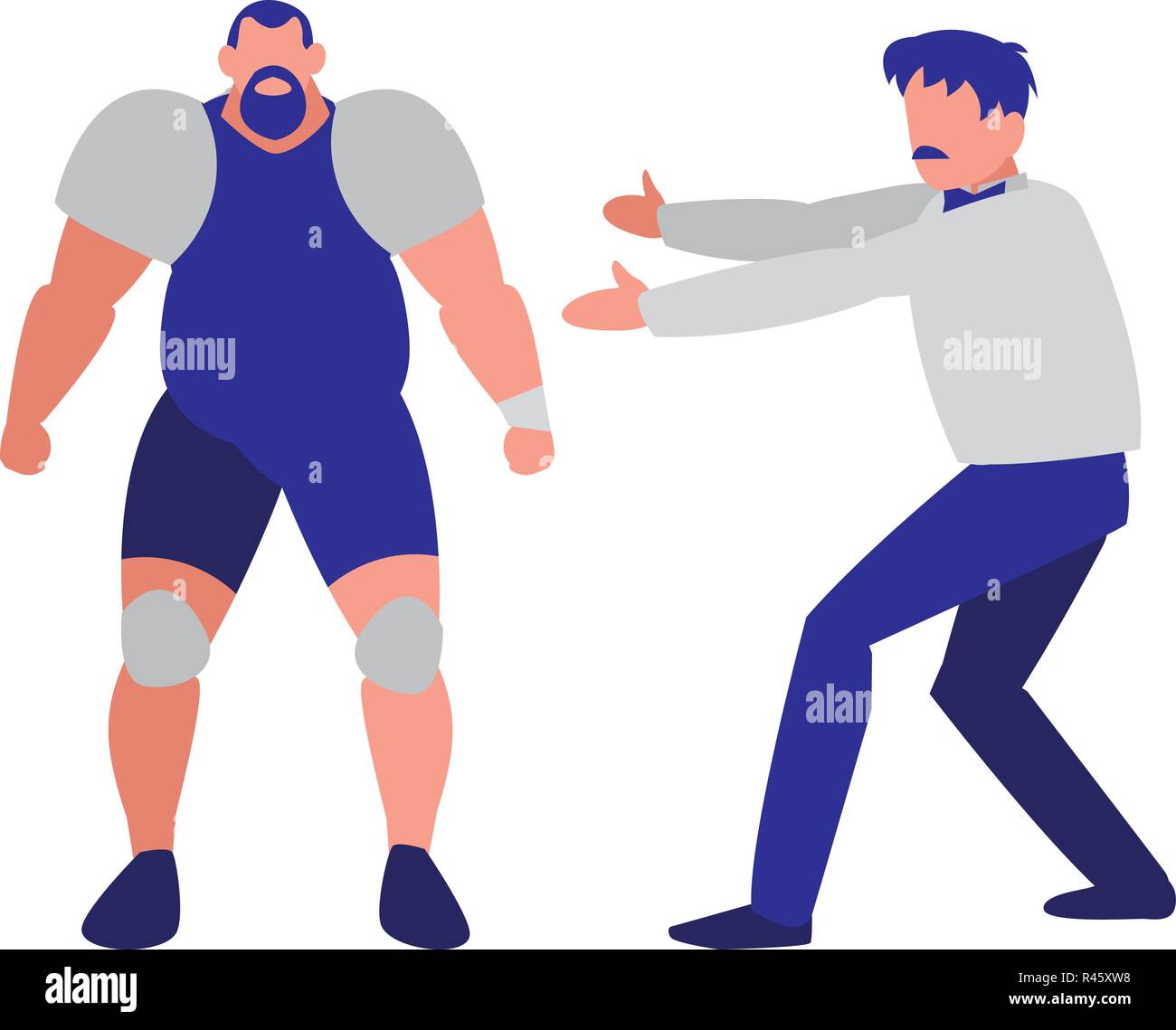 Wrestling Vector Vectors Stock Photos & Wrestling Vector Vectors Stock ...