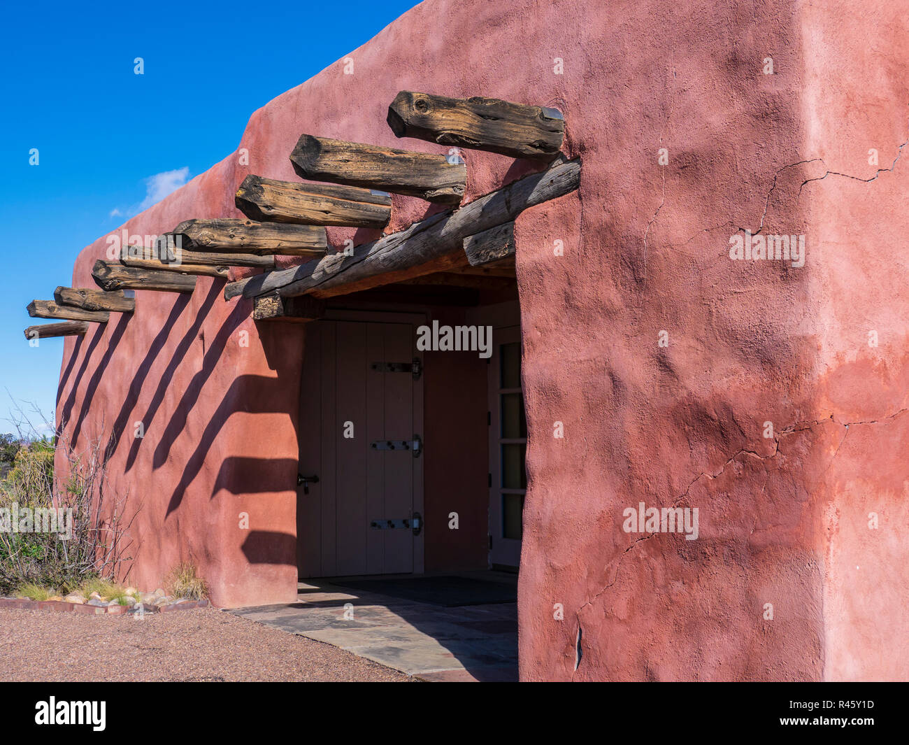 Painted Desert Inn, Petrified Forest National Park, Arizona Stock Photo ...