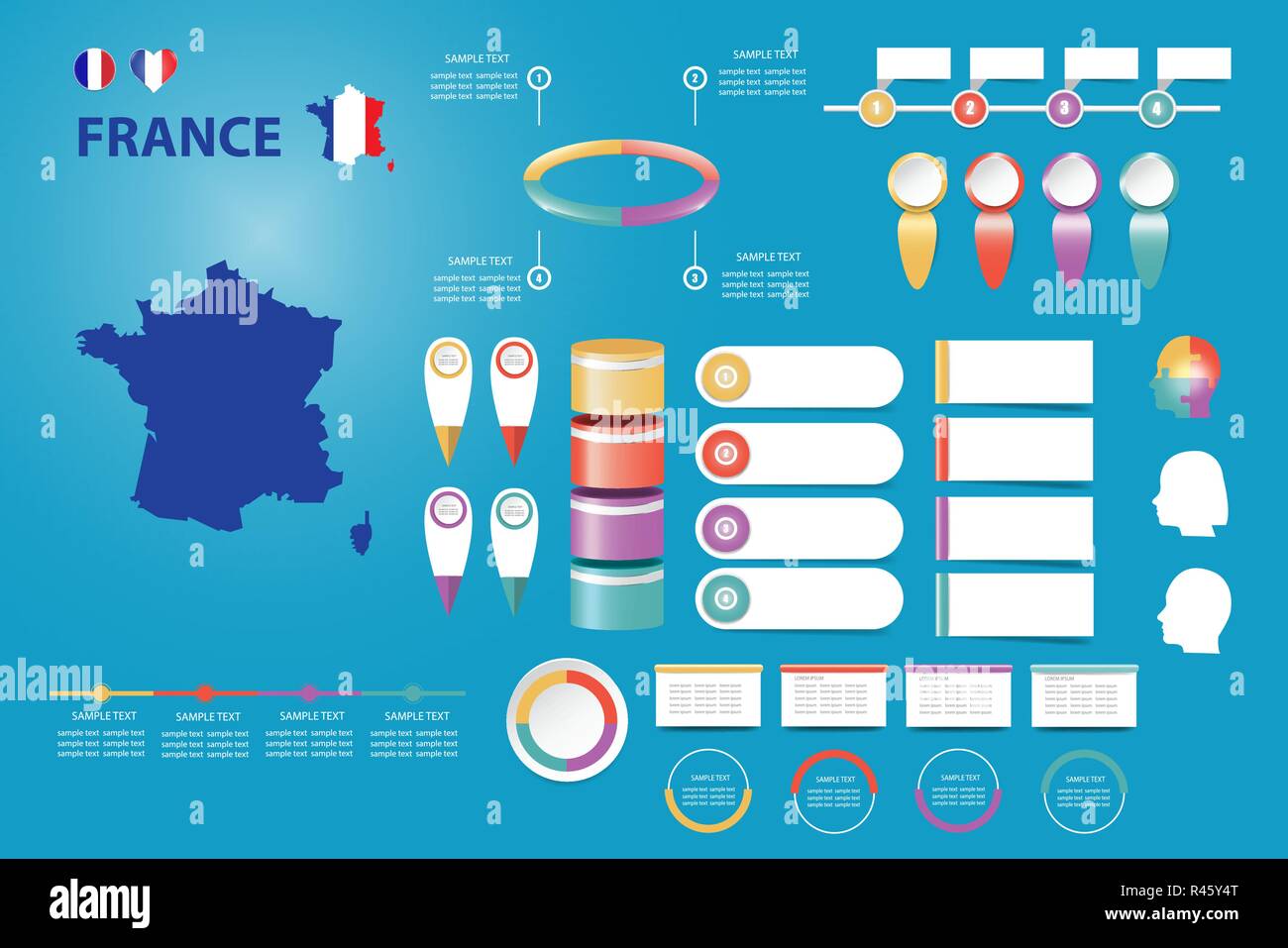 Infographic for economic, sociological, demographic and other ...