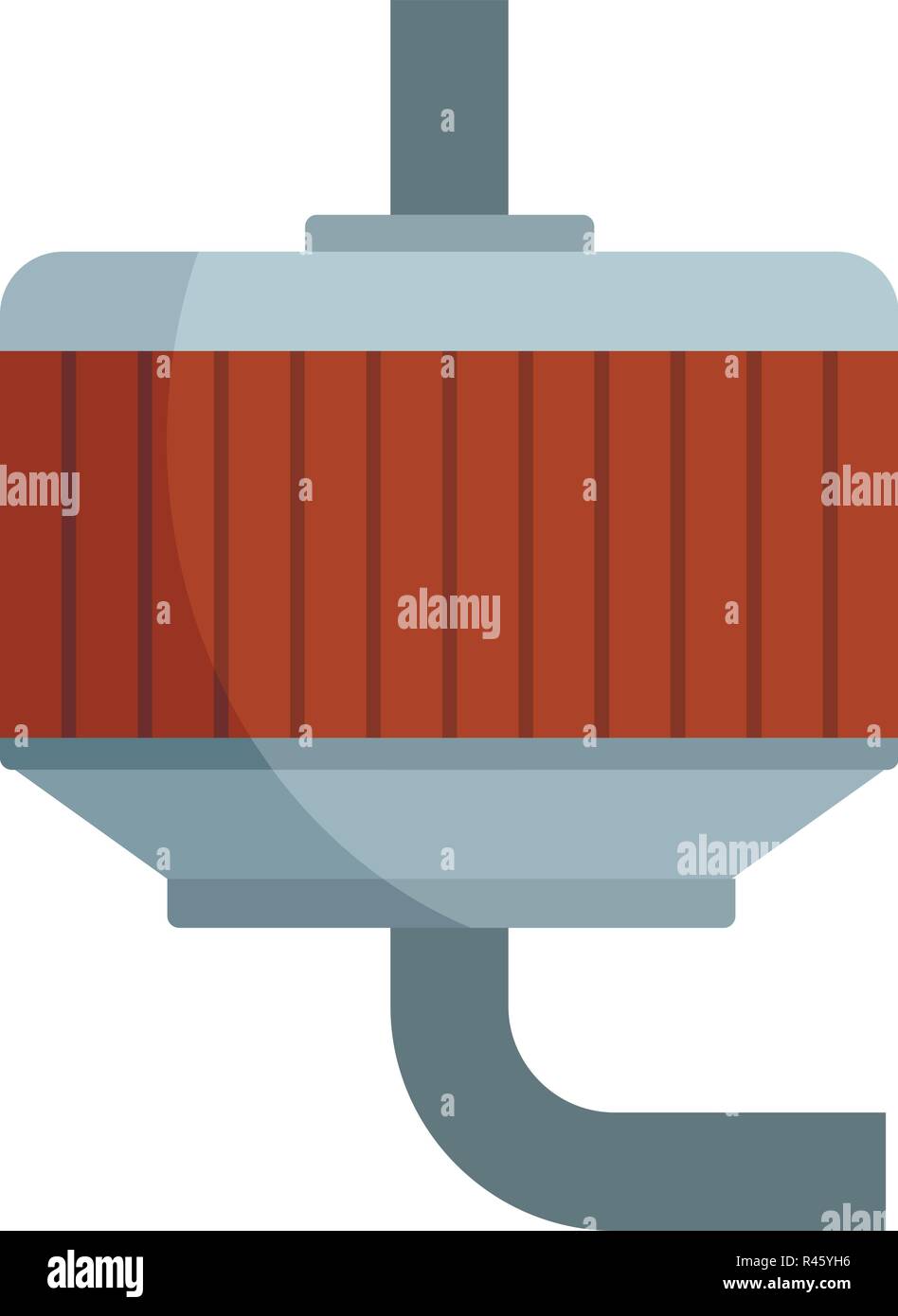 Cognac production icon. Flat illustration of cognac production vector ...