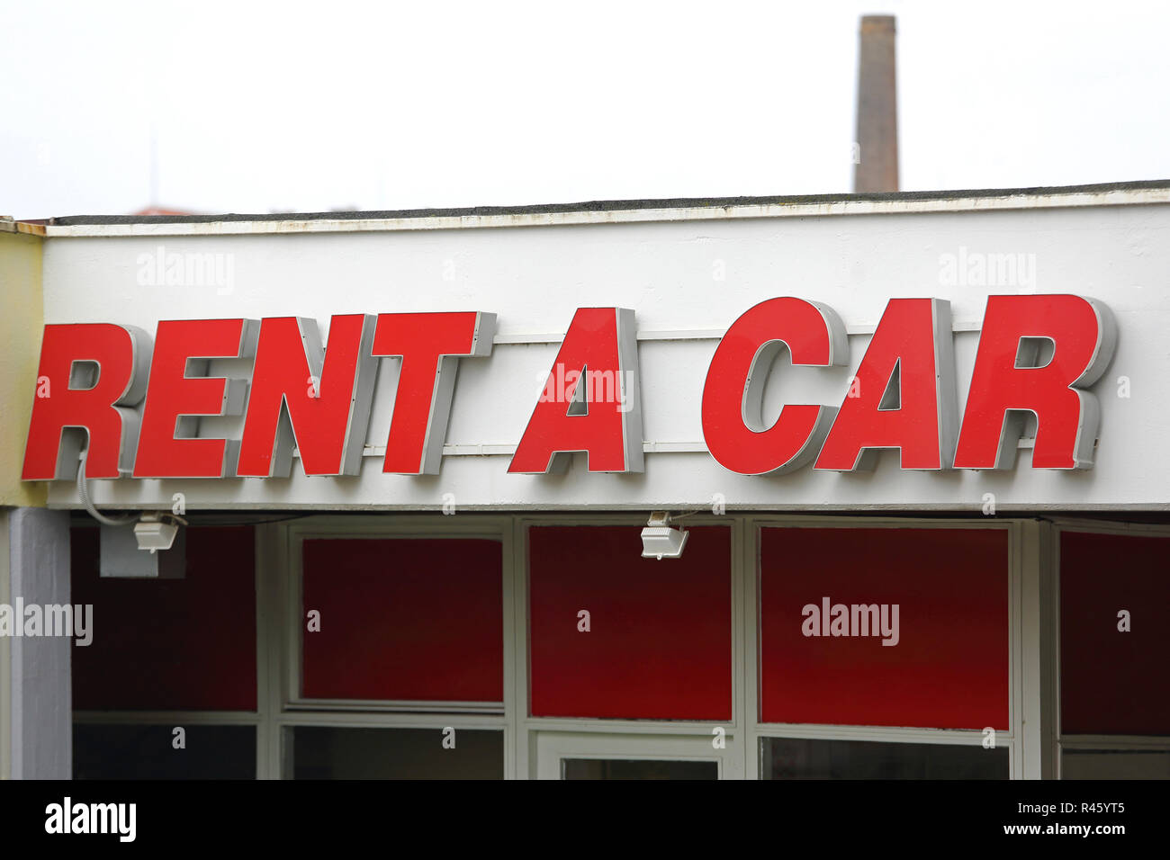 Rent A Car Stock Photo - Alamy