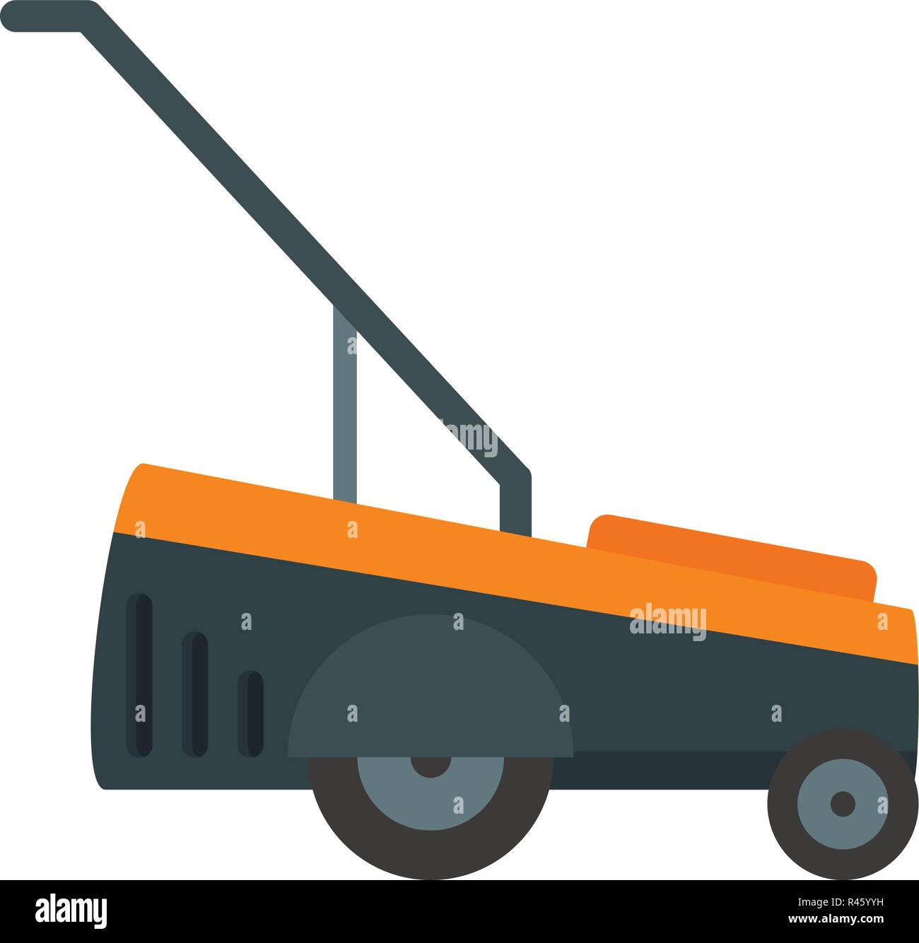 Hand grass cutter icon. Flat illustration of hand grass cutter vector ...