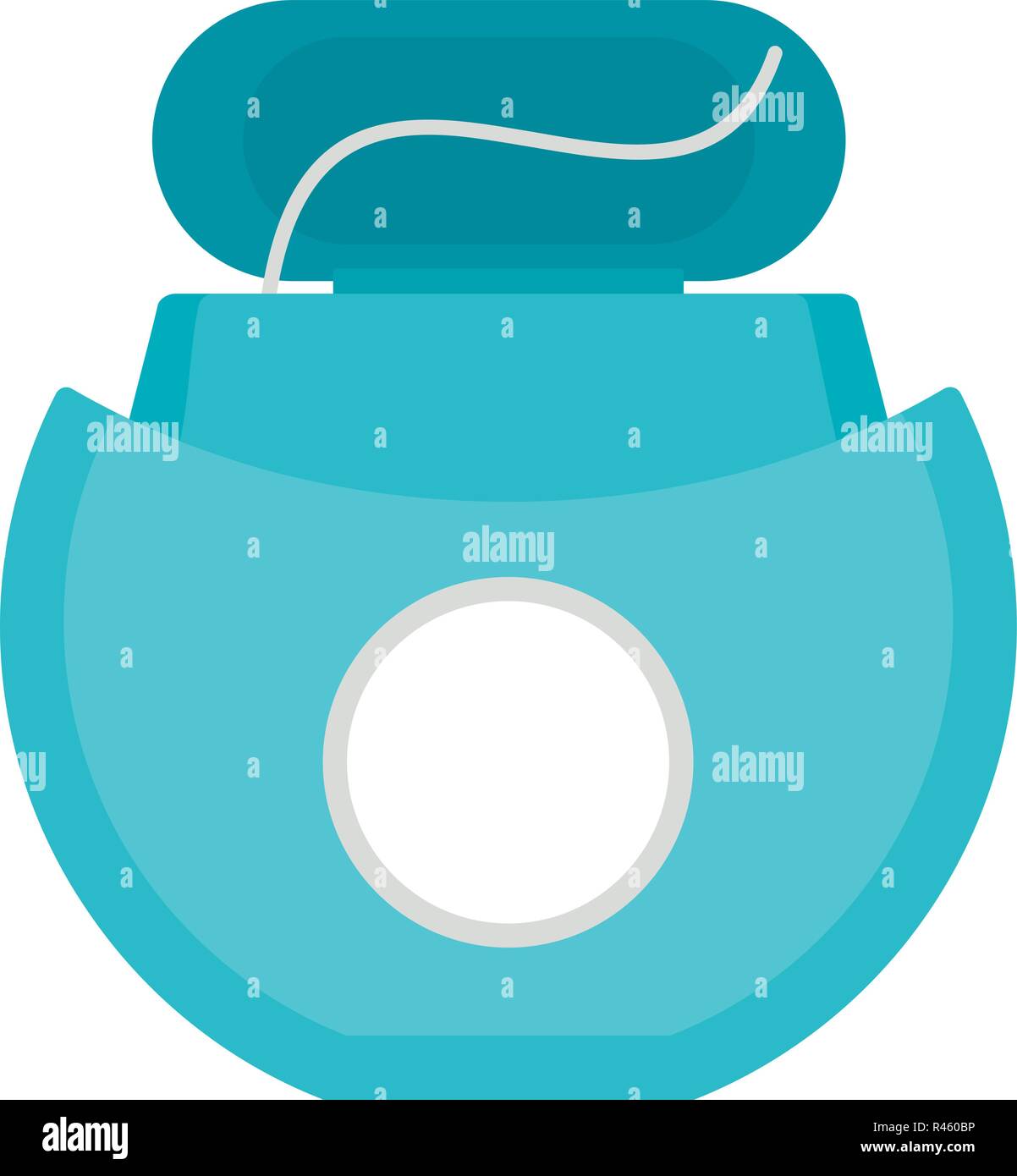 Tooth floss icon. Flat illustration of tooth floss vector icon for web ...