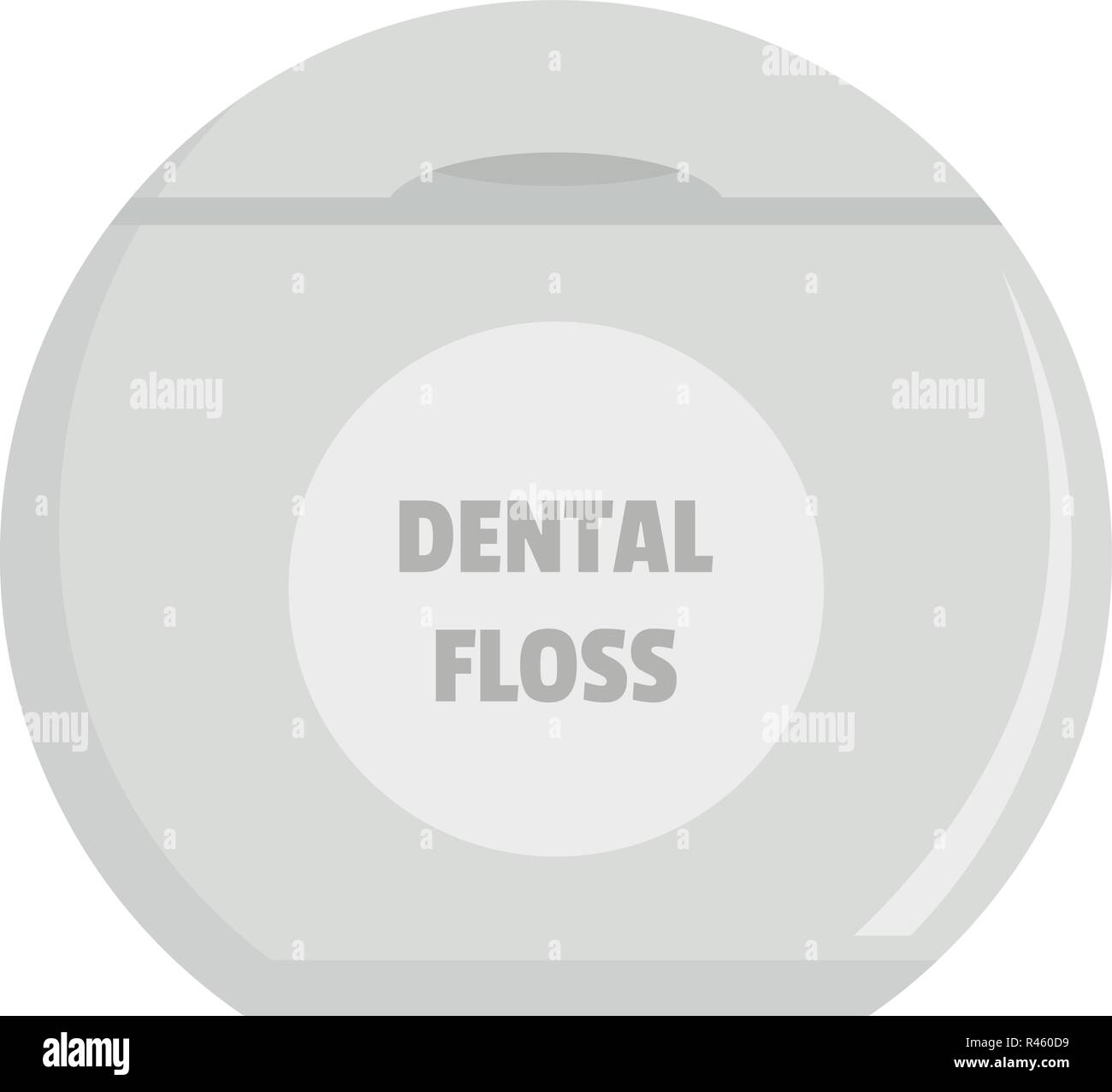 New dental floss icon. Flat illustration of new dental floss vector ...