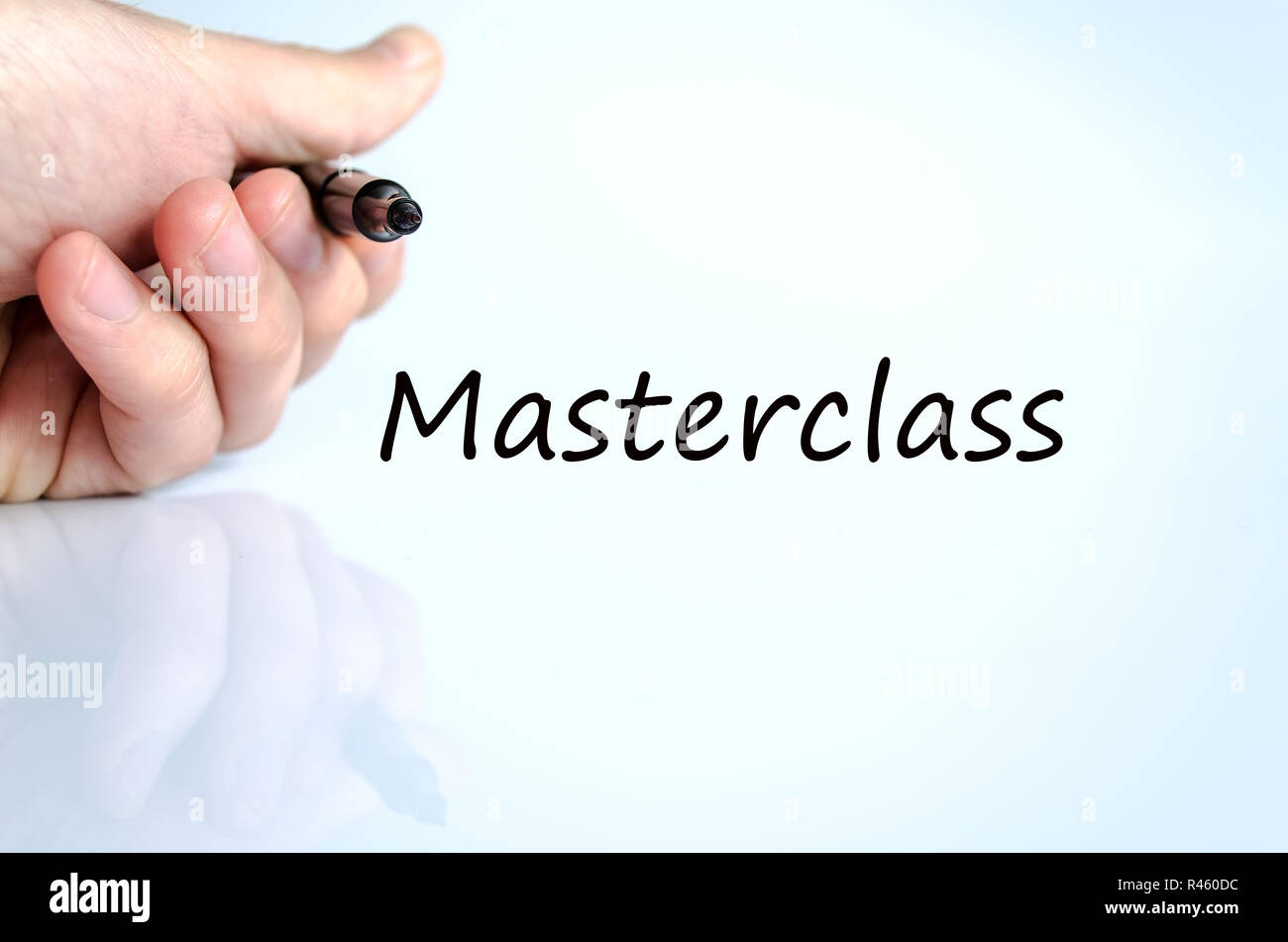 Masterclass text concept Stock Photo - Alamy