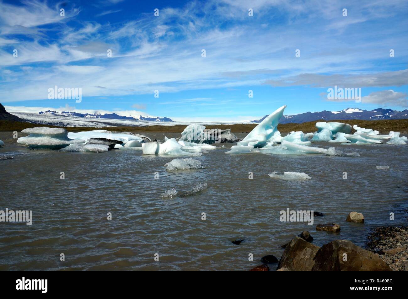 Beautiful icebergs floating on hi-res stock photography and images - Alamy