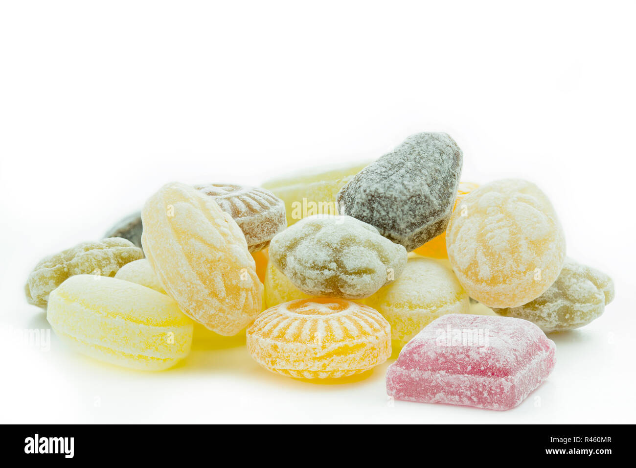 sweets on white background Stock Photo - Alamy
