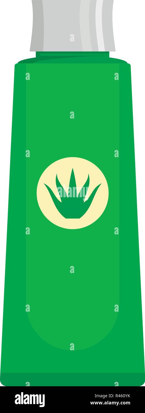 Aloe vera extract icon. Flat illustration of aloe vera extract vector ...