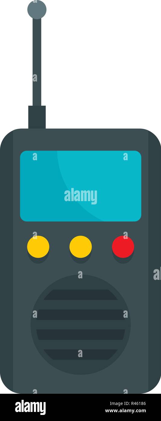 Radio station icon. Flat illustration of radio station vector icon for ...