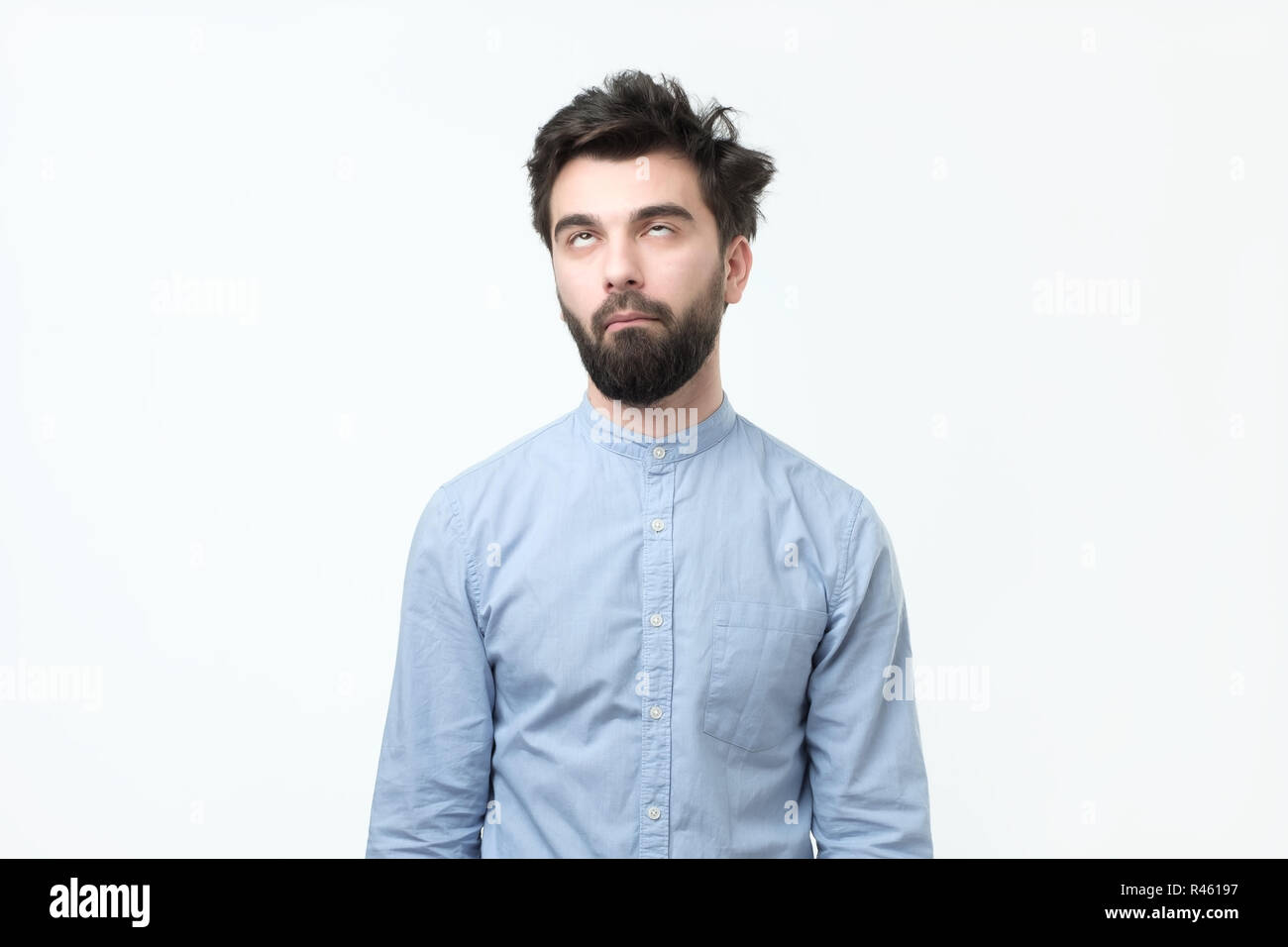 Tired weary black man hi-res stock photography and images - Alamy