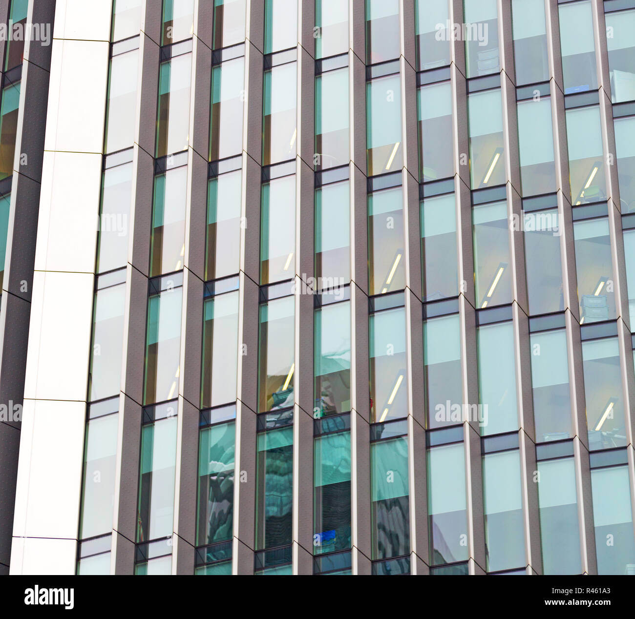 new building in london skyscraper financial district and window Stock ...