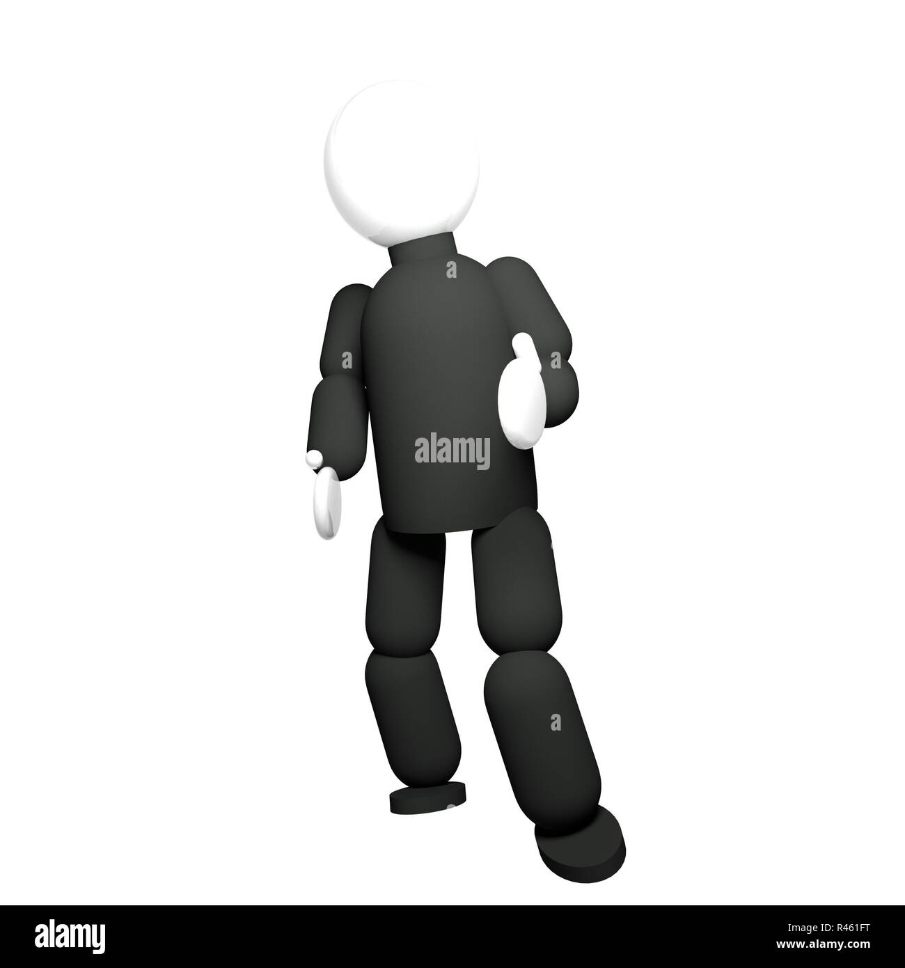 Black dressed puppet Stock Photo - Alamy