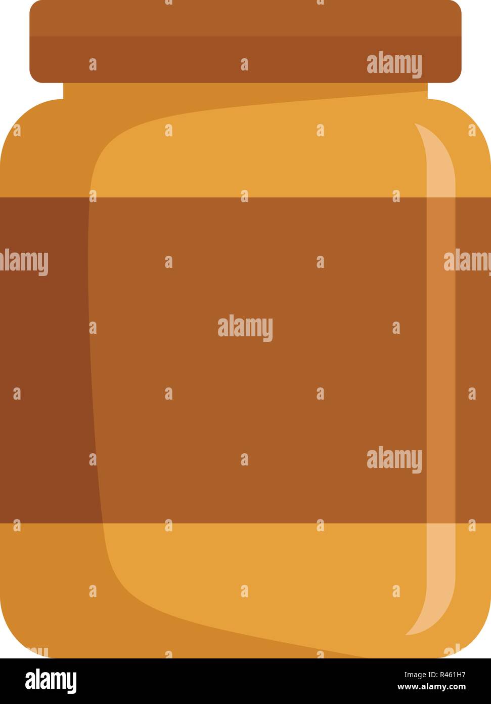 Butter jar icon. Flat illustration of butter jar vector icon for web ...
