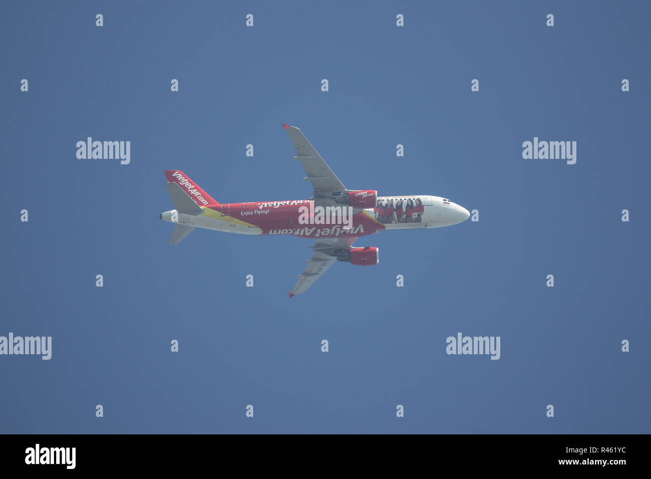 Chiangmai, Thailand - November 20 2018: HS-VKA A320-200 of Thai Vietjet ...